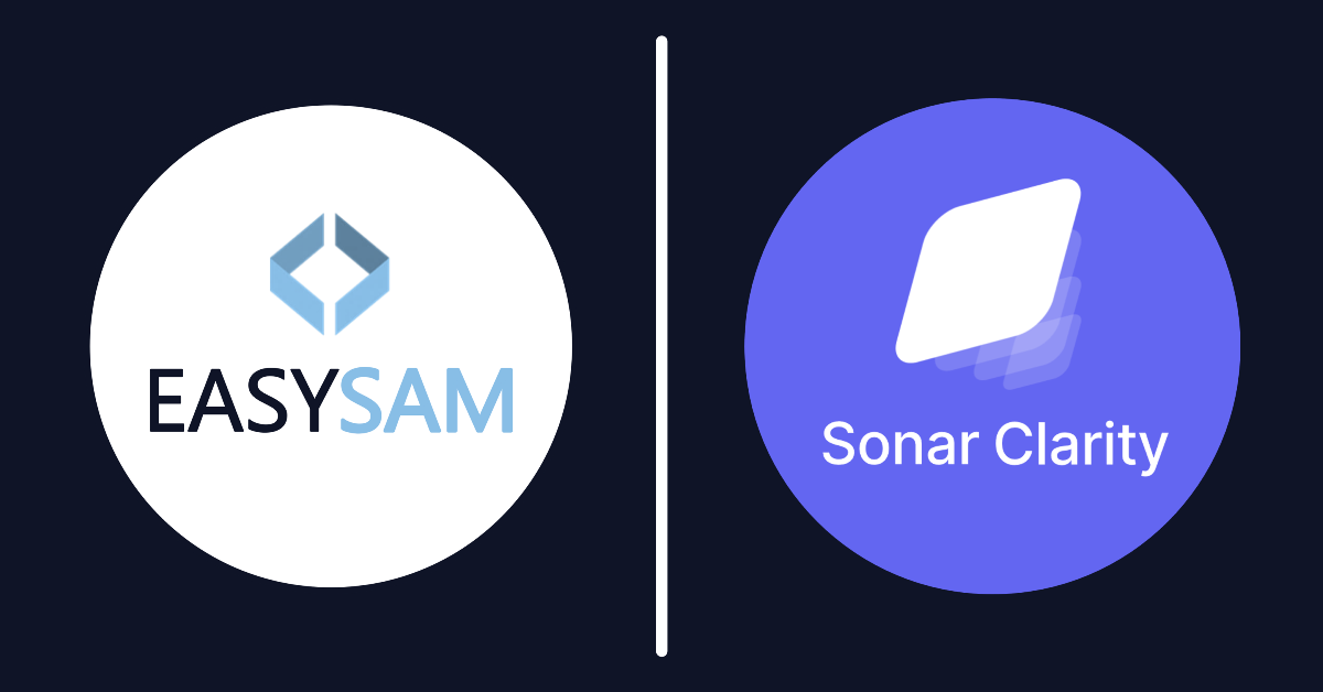 Introducing our new partner - Sonar Clarity - EasySAM